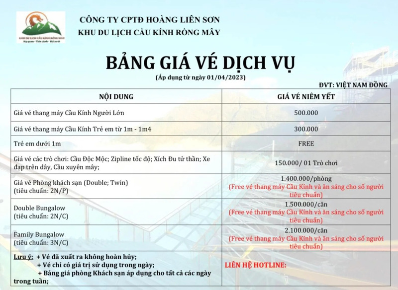 Sapa Glass Bridge: Location, Ticket Fees & Things to Do